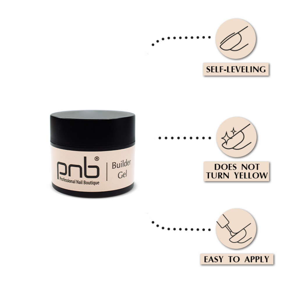 PNB UV/LED Builder Gel, 027 Silent Grey, 15ml: prices on PNB ...